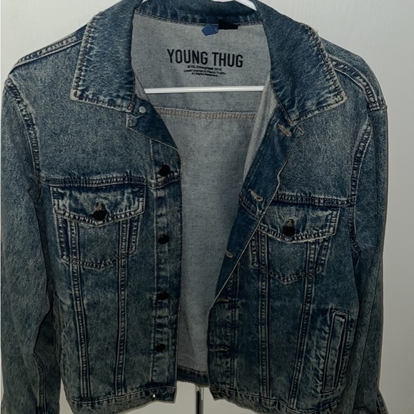 Jackets & Coats | Used Good Condition Young Thug Denim Jacket | Poshmark